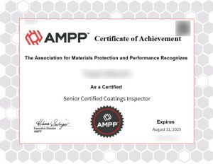 CIP Level3 /Senior Certified Coatings Inspector | AMPPジャパンチャプター（AJC）ウェブサイト